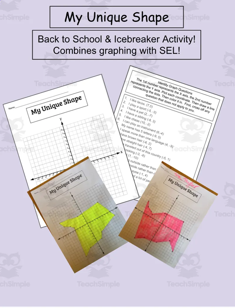 My Unique Shape (Back to School & Get To Know You Activity) by Teach Simple