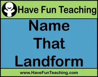 Name That Landform Smartboard Game by Teach Simple
