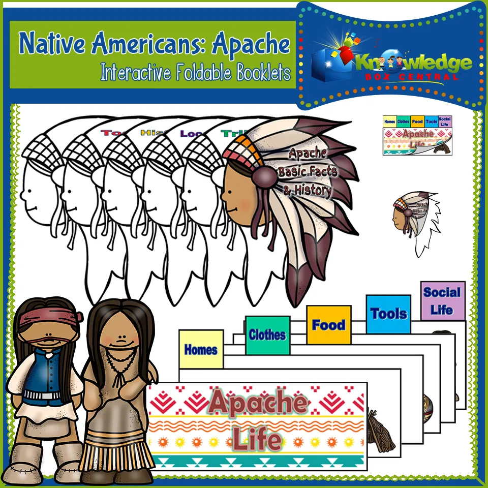 Native Americans: Apache - Interactive Foldable Booklet – EBOOK by ...