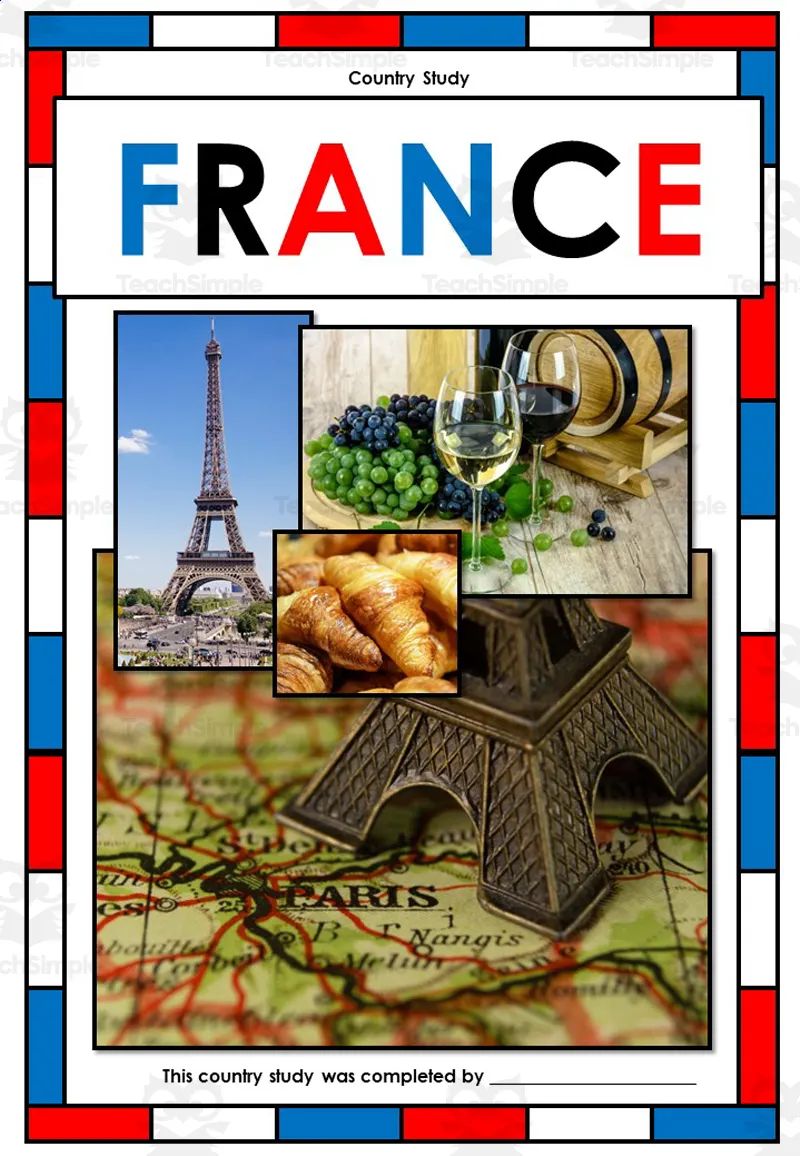 NO Prep FRANCE Country Study Research Project by Teach Simple