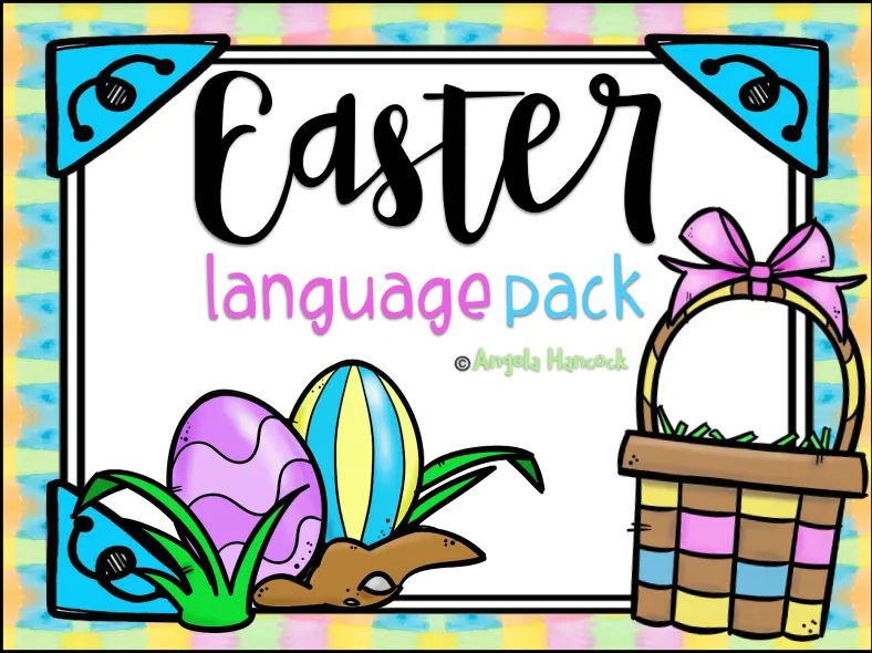 NO PRINT Easter Language Pack for Distance Learning by Teach Simple
