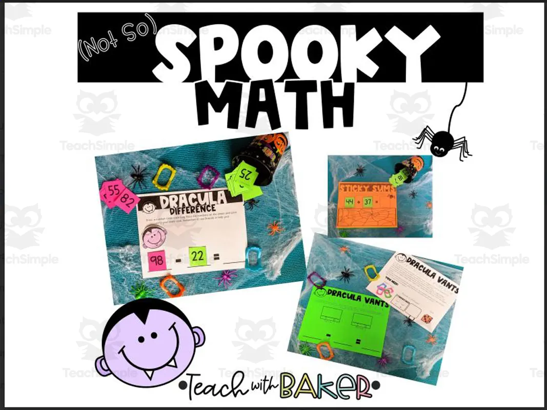 Not so Spooky Math by Teach Simple