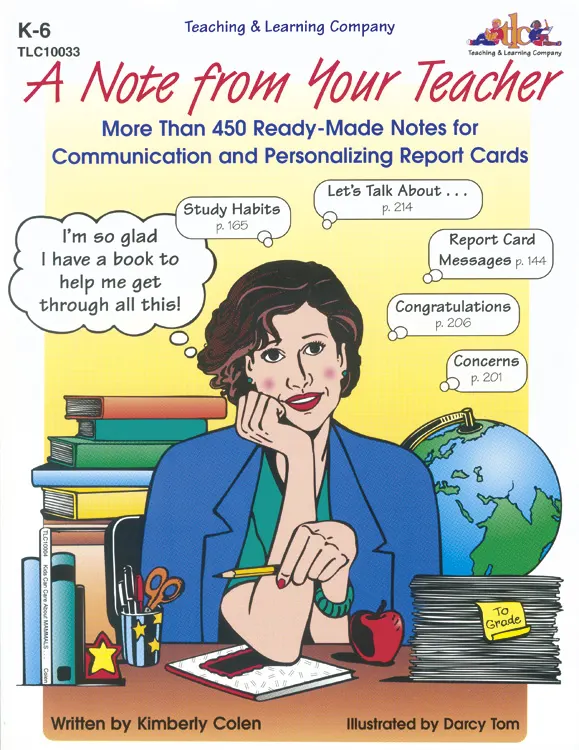 Note from Your Teacher: Over 450 Ready-Made Notes for Communication and ...