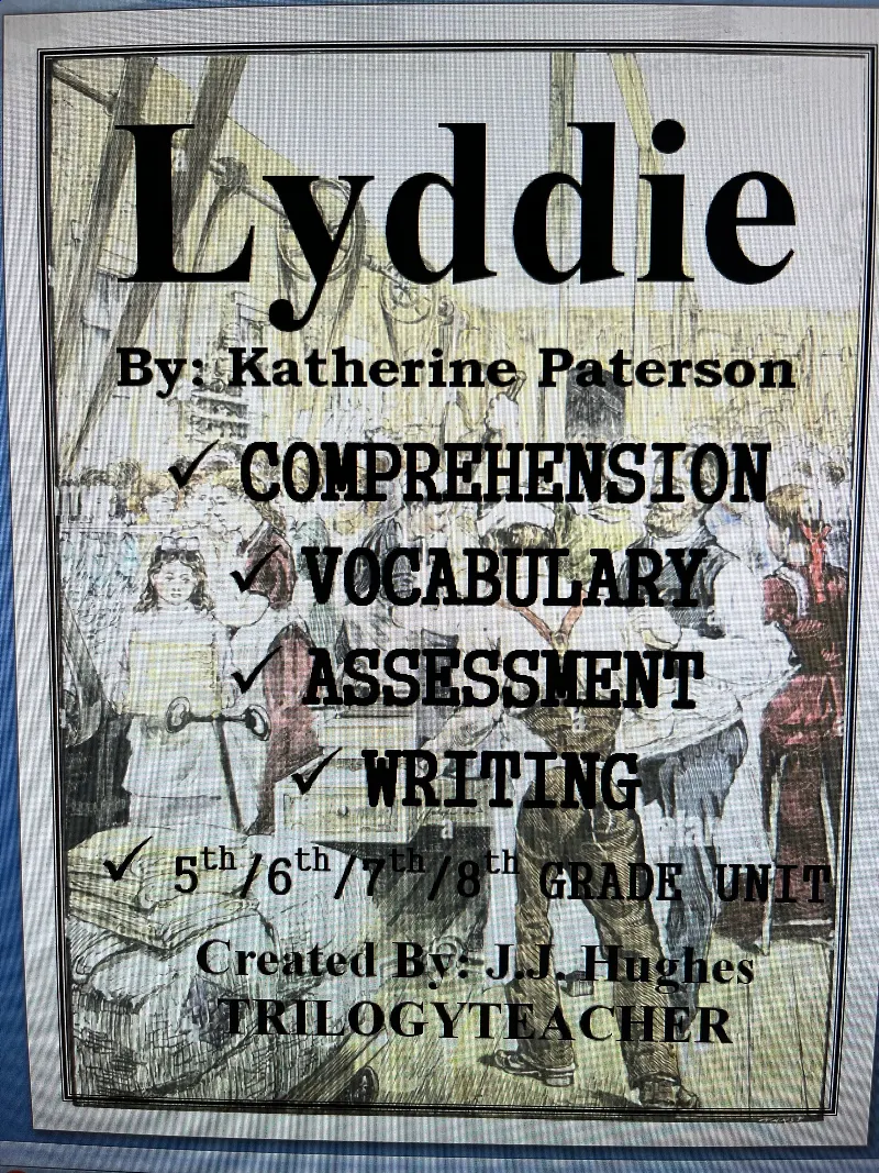 Novel Study Packet: LYDDIE by Teach Simple