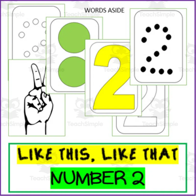 NUMBER SENSE POSTERS ACTIVITY MATS: number '2' trace dot paint count by ...