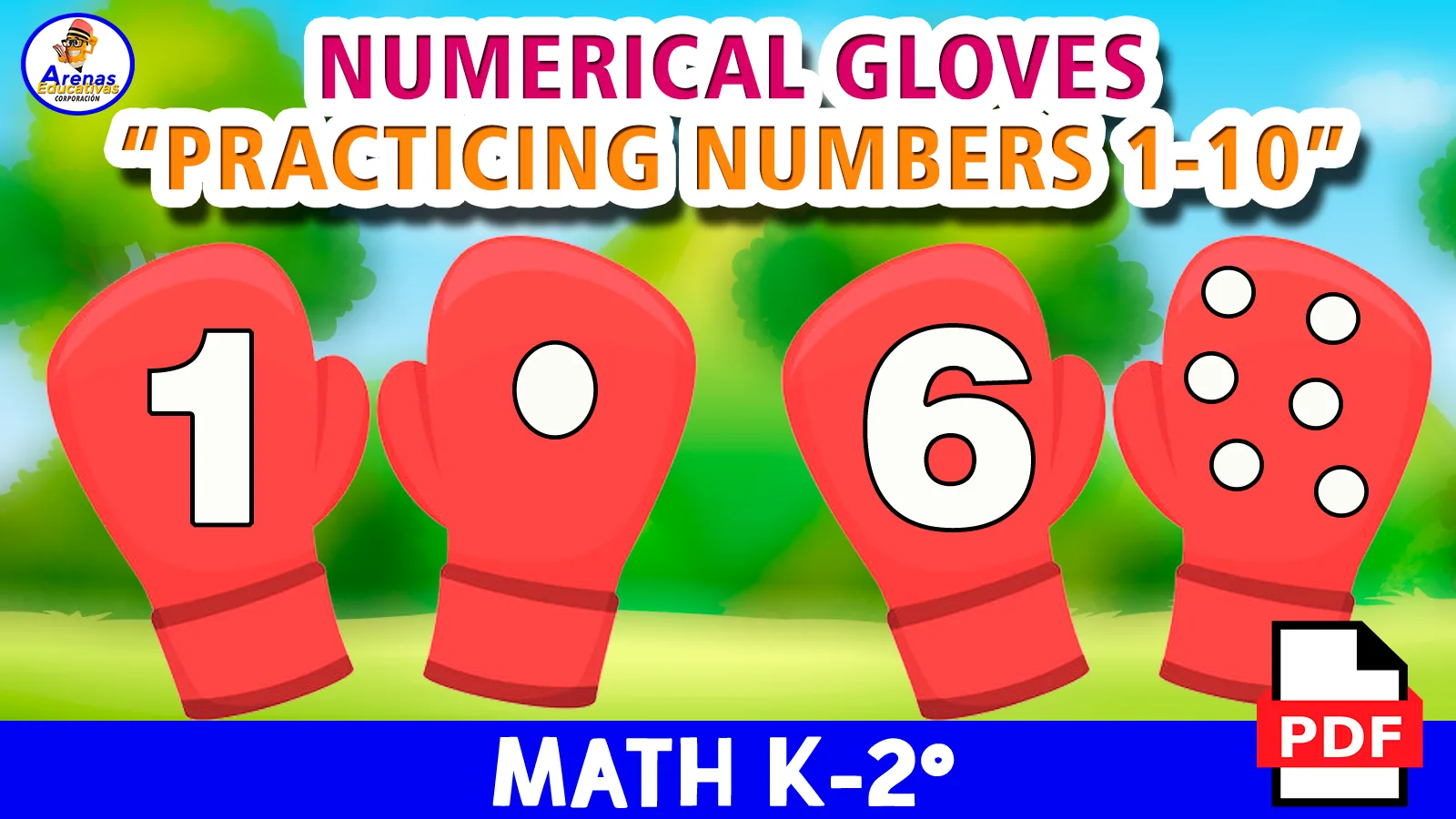 NUMBERS 1 TO 10 - THE NUMERICAL GLOVES - Math Game by Teach Simple