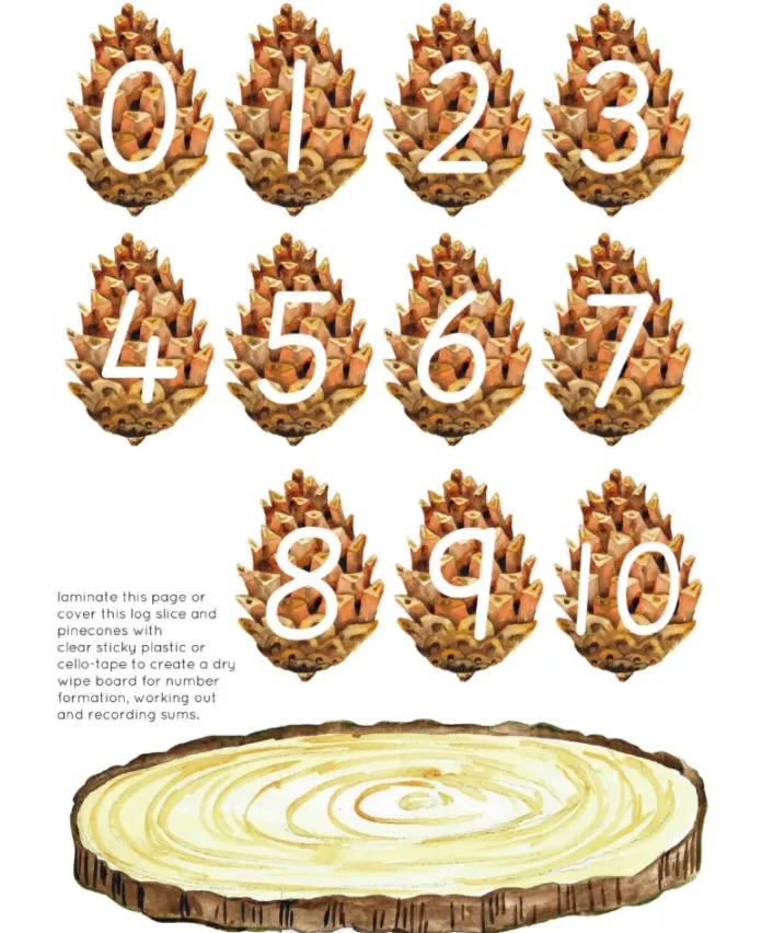 Numbers Printable Poster by Teach Simple