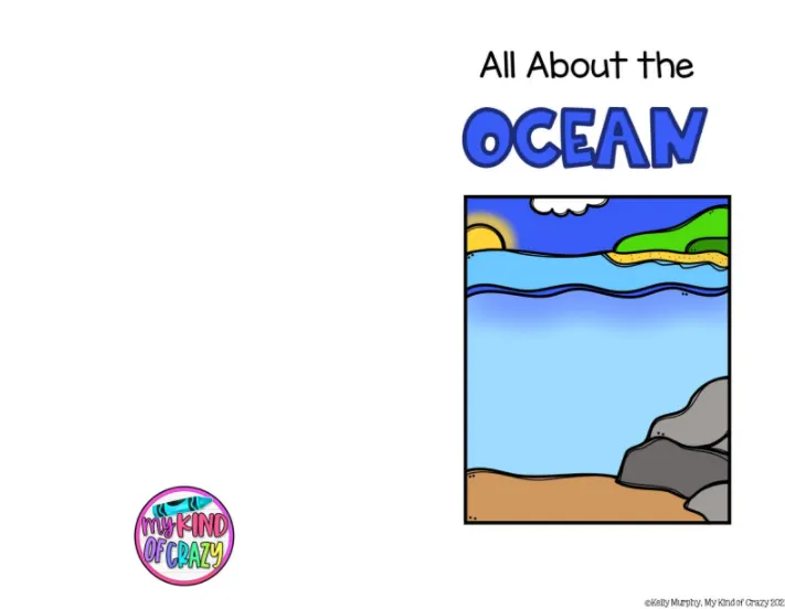 Oceans Adapted Book, Printable, Color and BW, Special Ed by Teach Simple