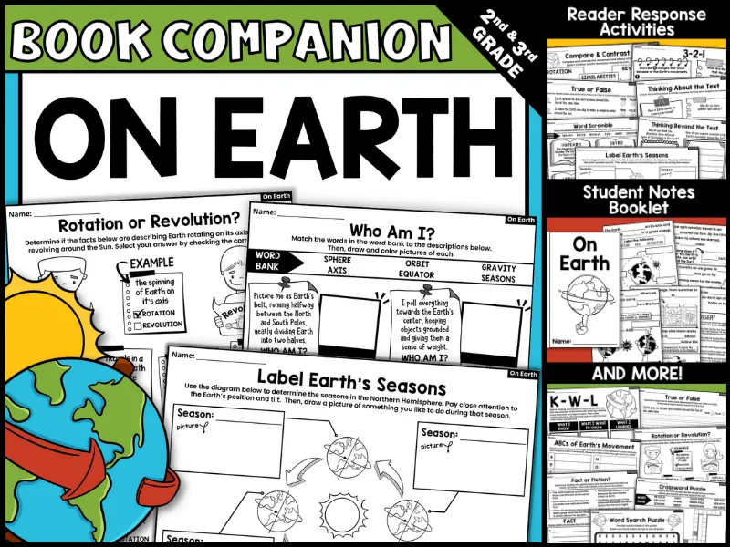 On Earth Interactive Read-Aloud Book Companion Activities by Teach Simple