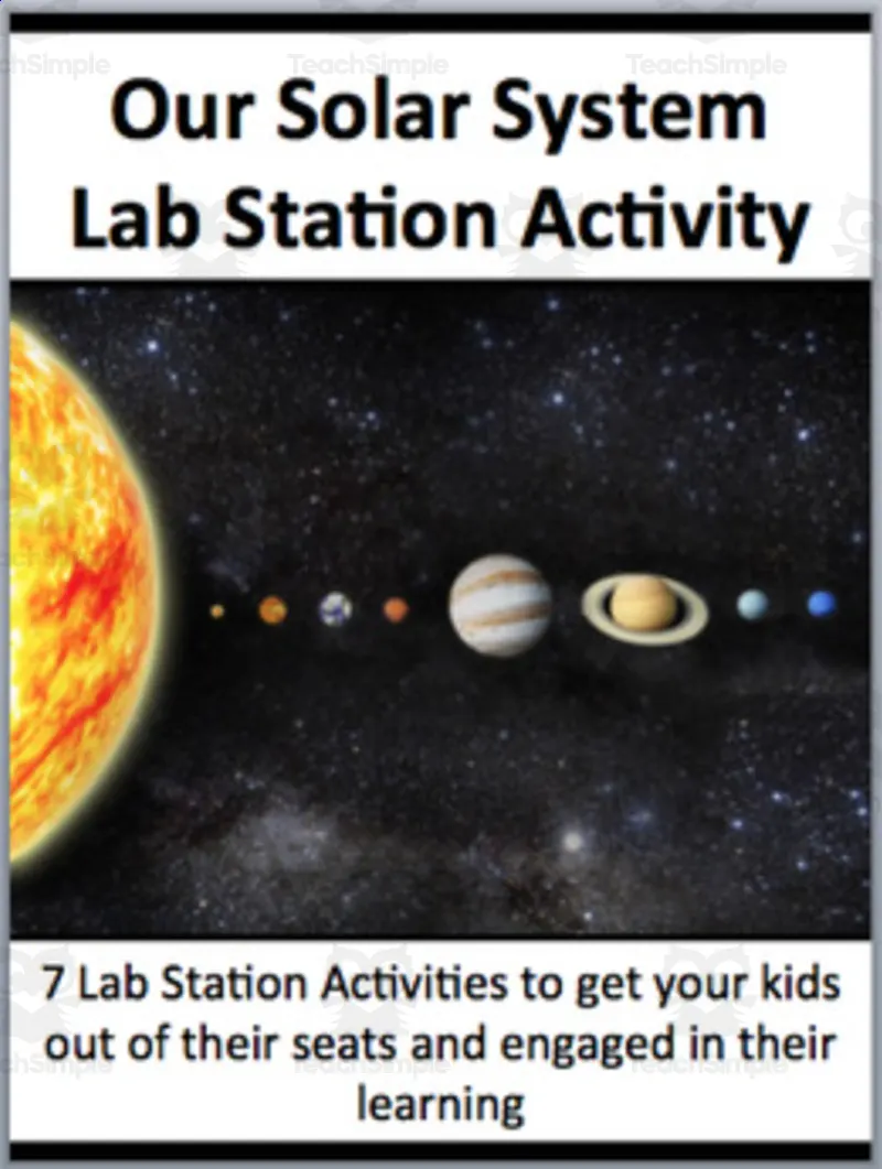Our Solar System - 7 Engaging Lab Station Activities by Teach Simple