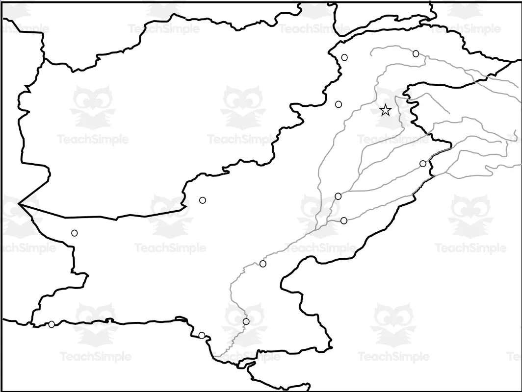 Pakistan Map Resources by Teach Simple