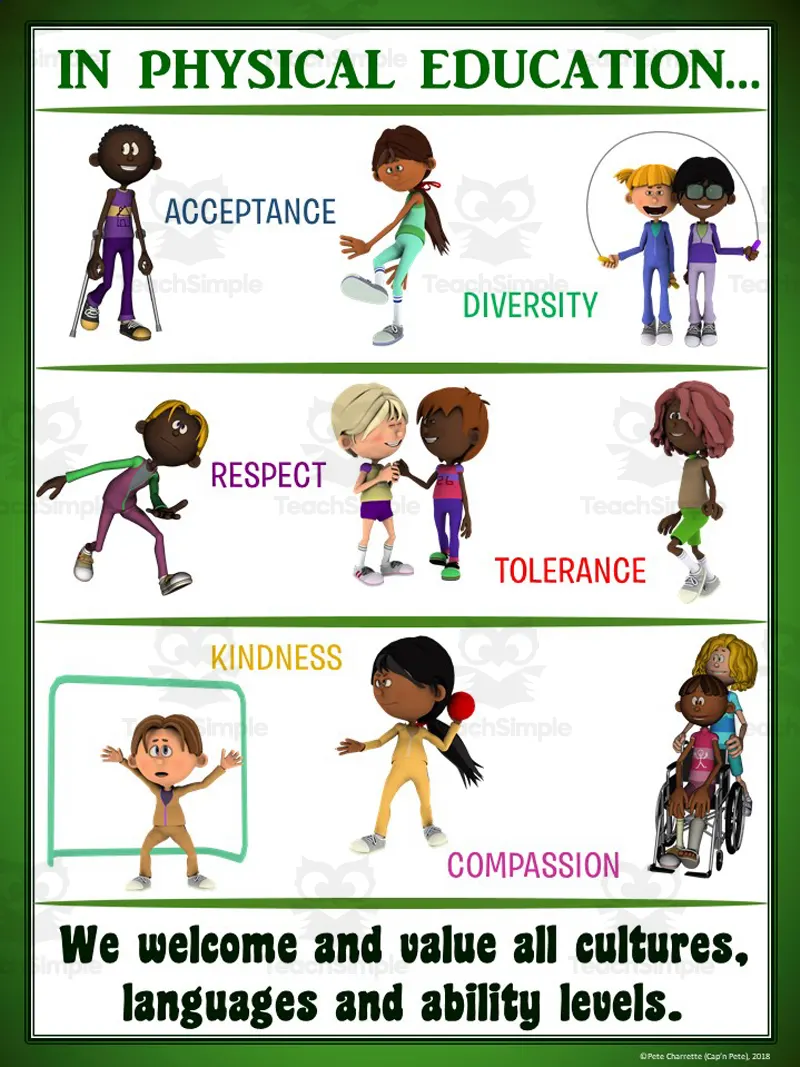 PE Poster Visual: Diversity and Inclusion - Anchor by Teach Simple