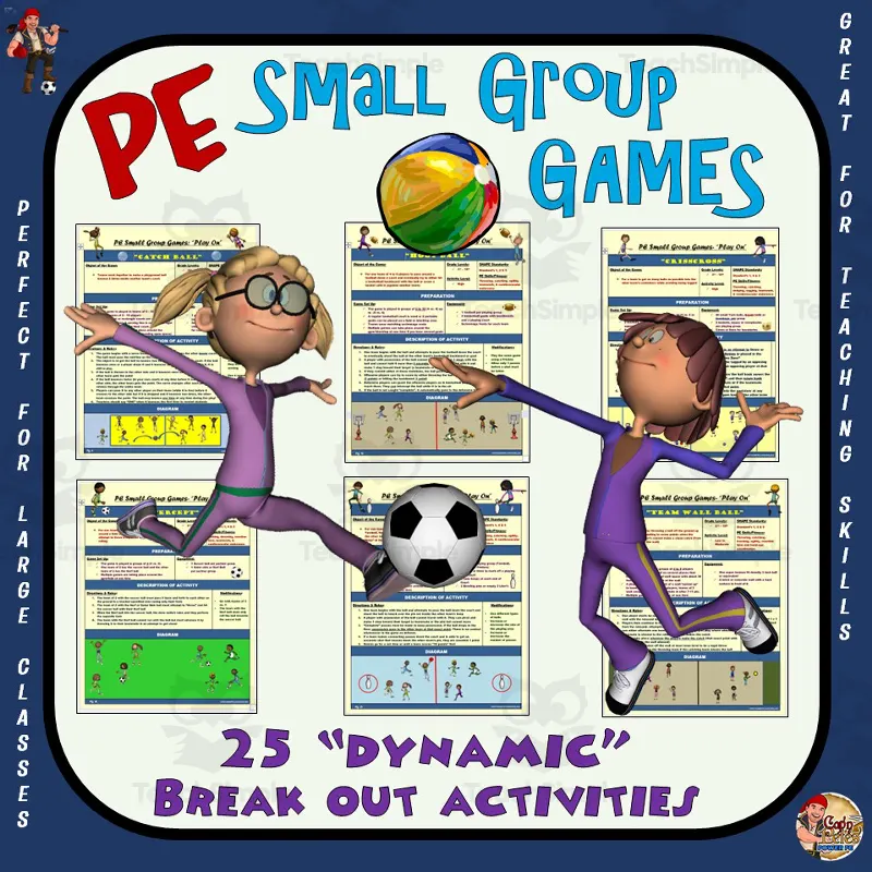 PE Small Group Games by Teach Simple