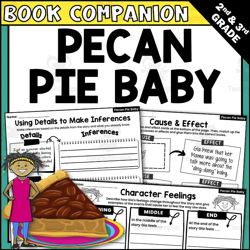 Pecan Pie Baby Read Aloud Book Companion Activities for IRA by Teach Simple