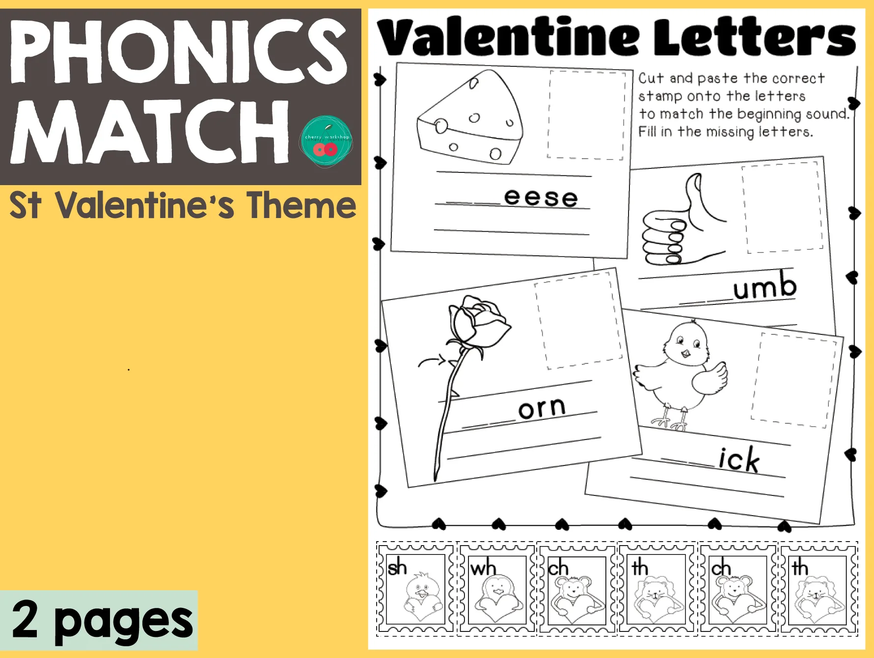Phonics Match by Teach Simple