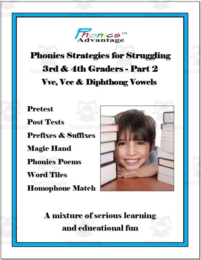 Phonics Strategies for 3rd & 4th Graders by Phonics Advantage Part 2 by ...