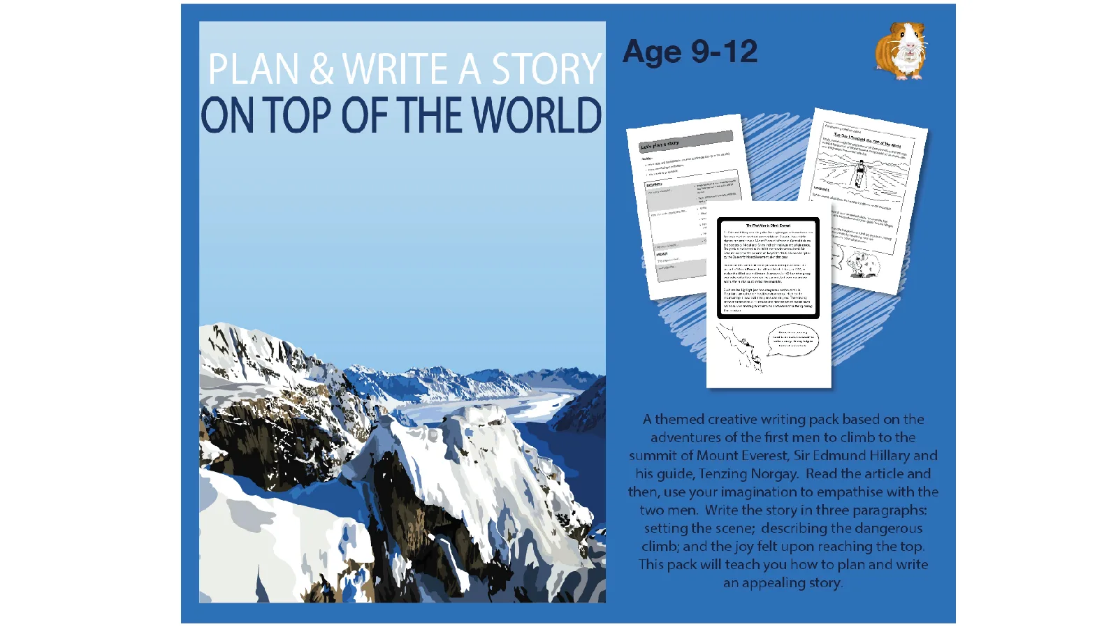 Plan & Write A Story About the First Men To Climb Everest (9-12 years ...