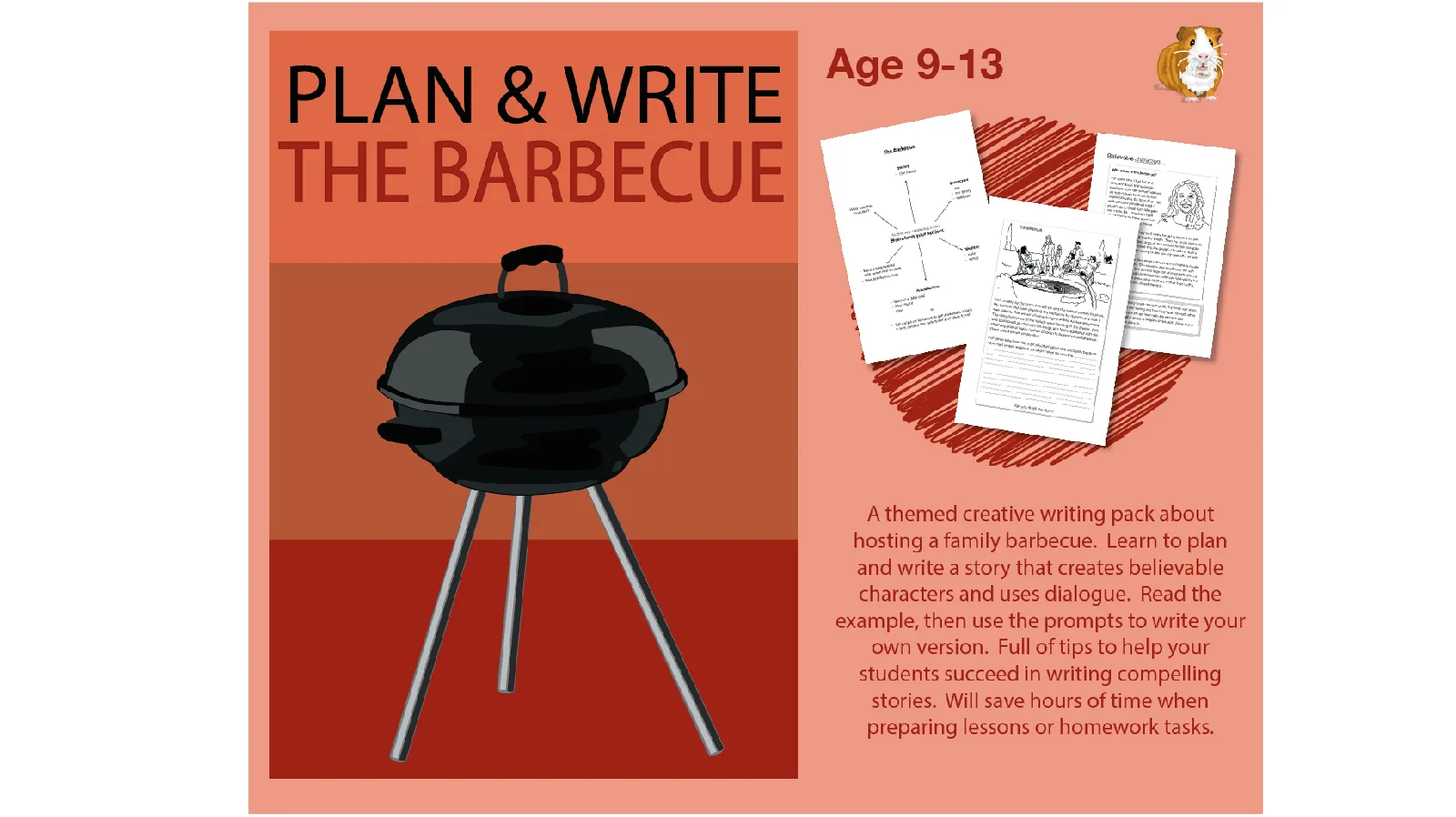 Plan And Write A Story Called 'The Barbecue' Age 9-12 by Teach Simple