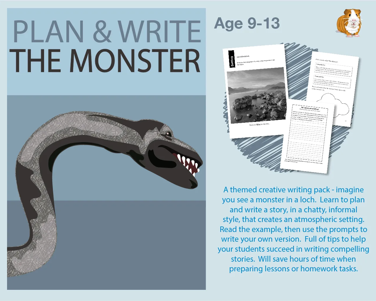 Plan And Write A Story Called 'The Monster' (9-13 years) by Teach Simple