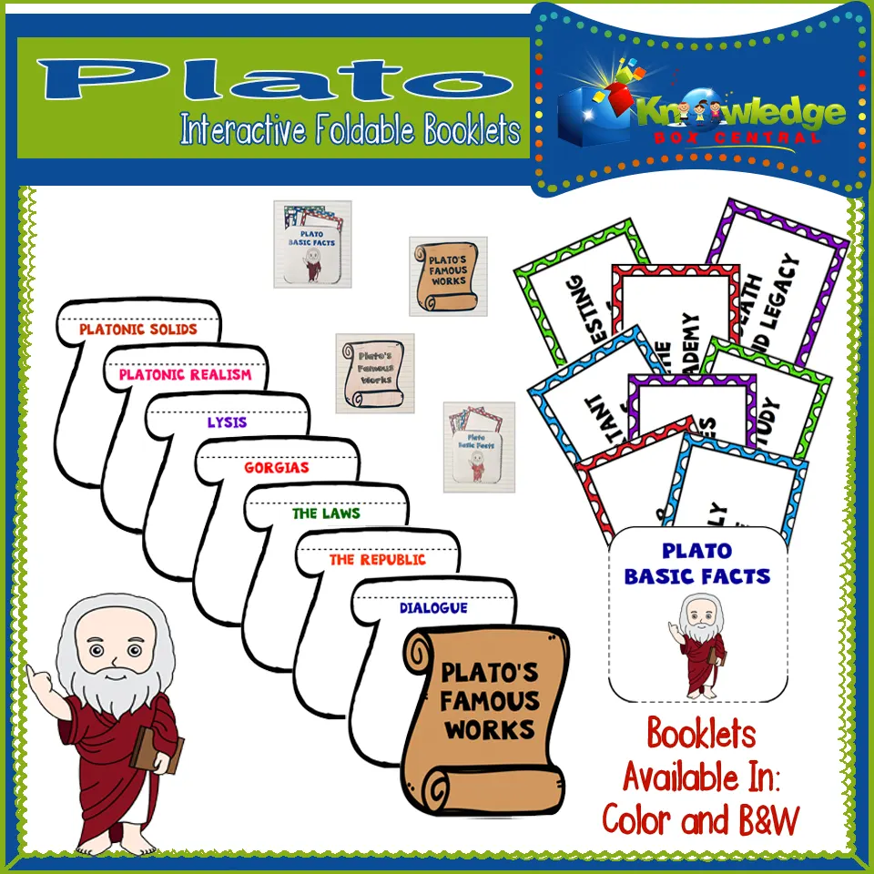Plato Interactive Foldable Booklets – EBOOK by Teach Simple