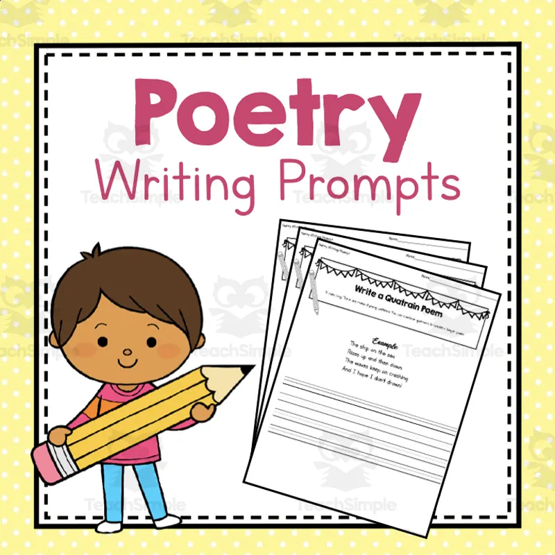 Poetry | Writing Prompts by Genre | Idea Starters for Poems by Teach Simple