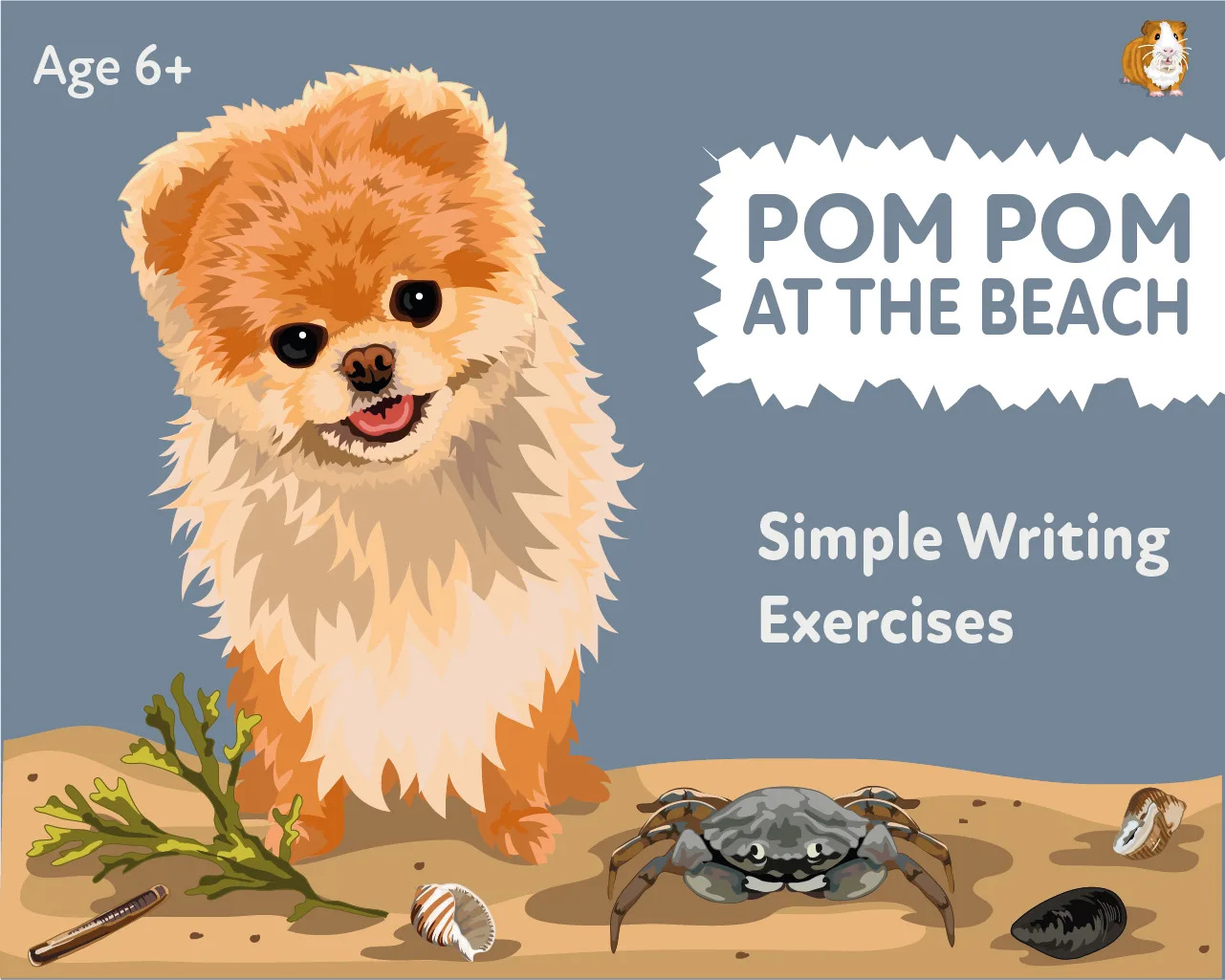 ‘Pom Pom At The Beach’: A Fun Writing And Drawing Activity (4 years ...