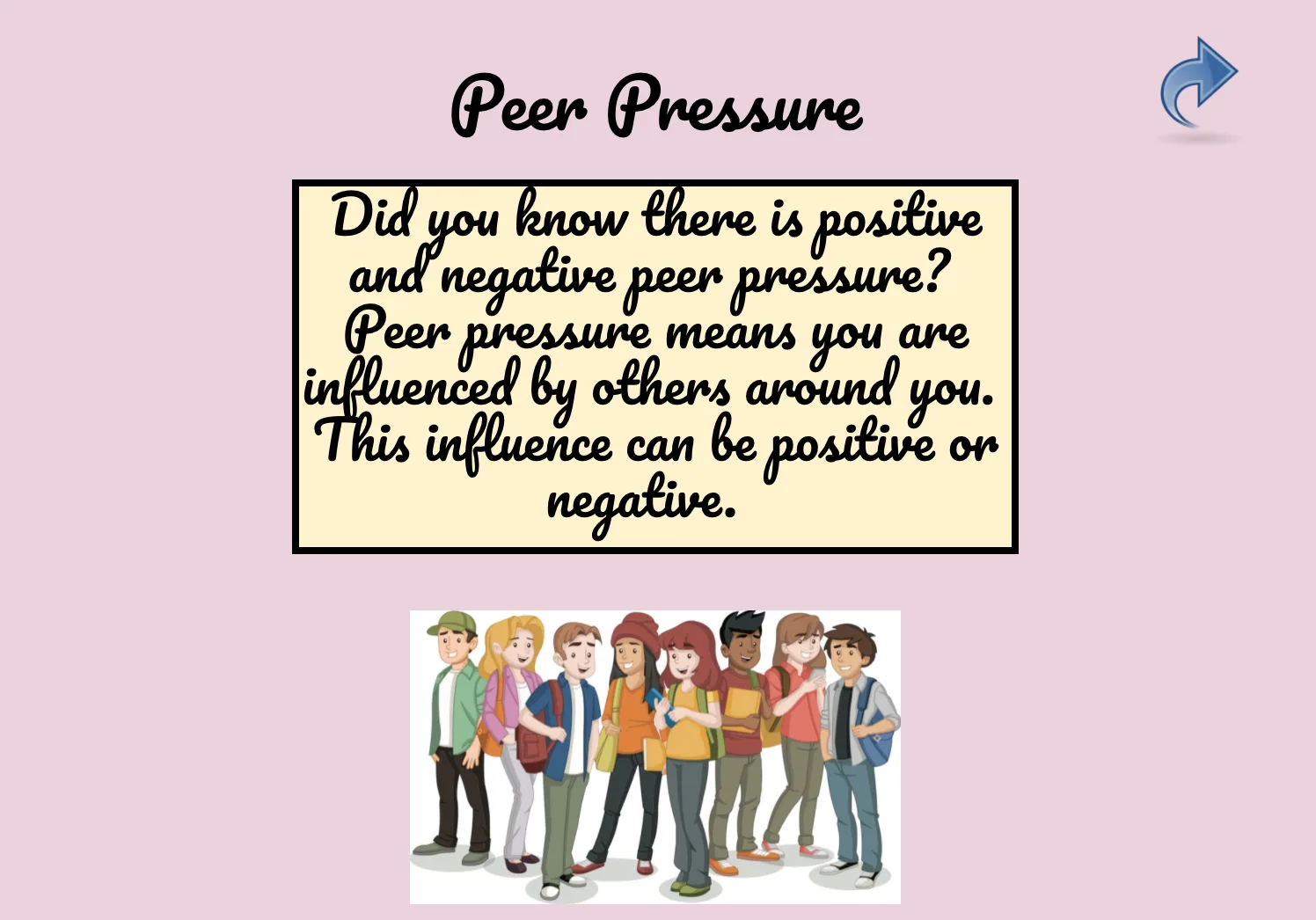 Positive and Negative Peer Pressure Boom Cards by Teach Simple