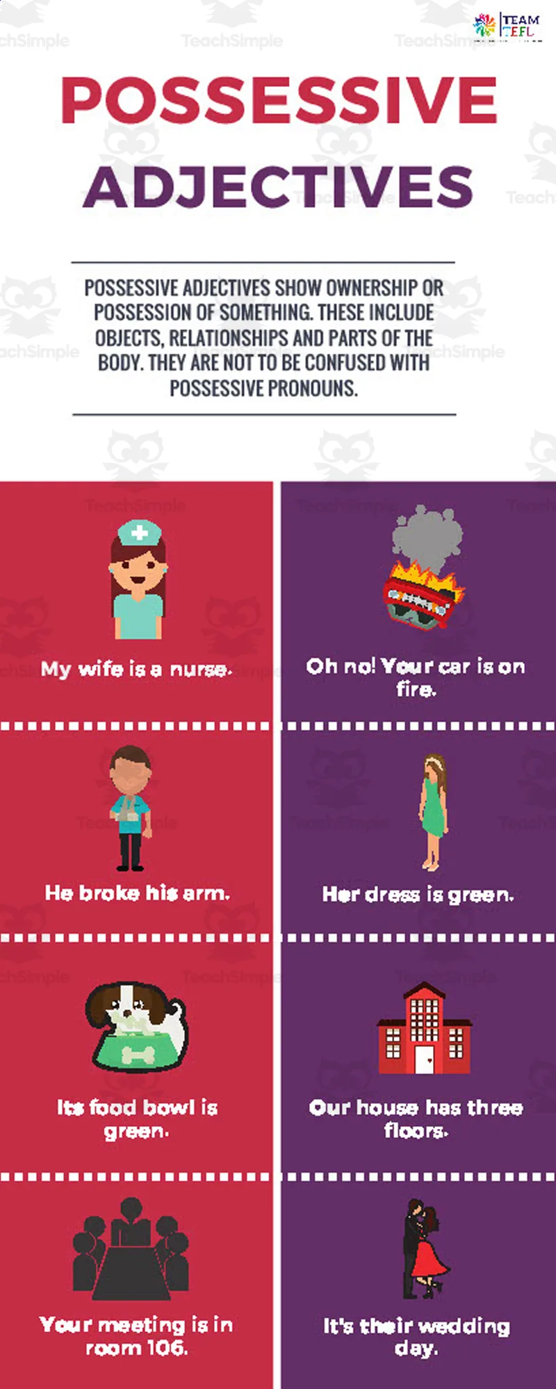 Possessive Adjectives | Beginner Lesson Plan by Teach Simple