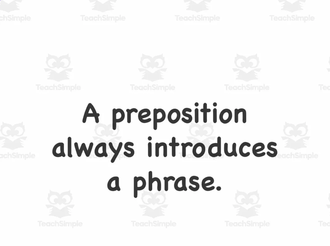 Prepositions Song by Teach Simple