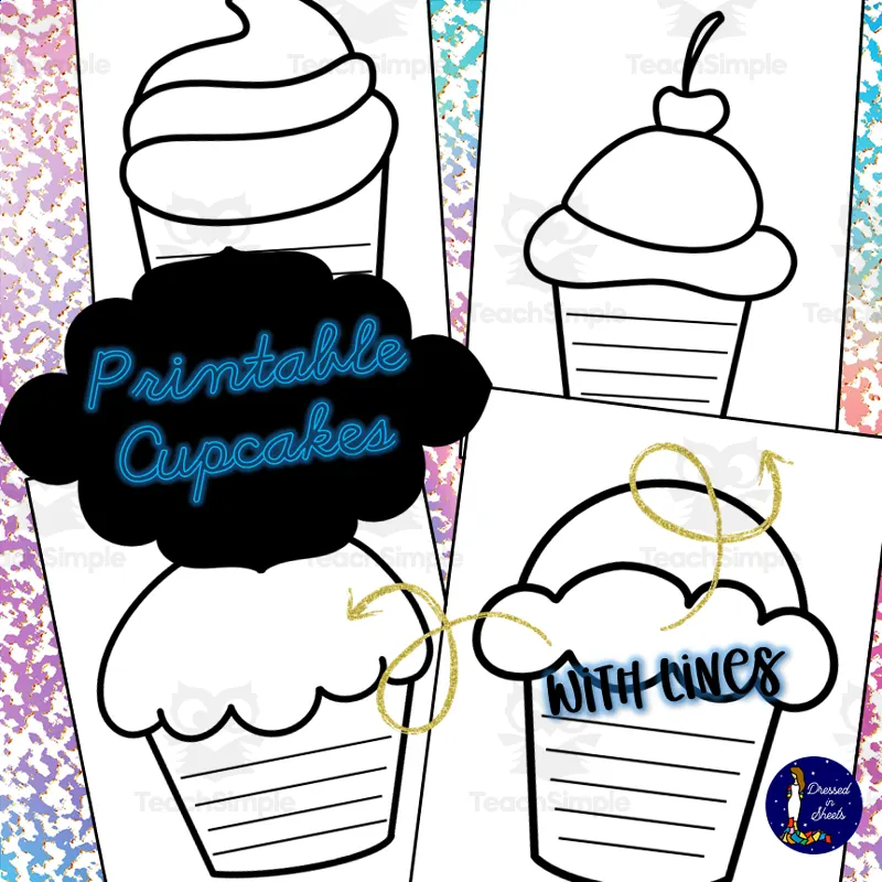 Printable Cupcakes by Teach Simple