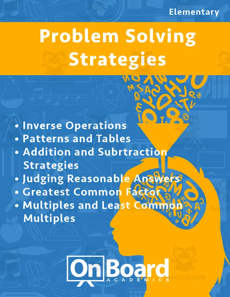 Problem Solving Strategies | Academic Workbook by Teach Simple