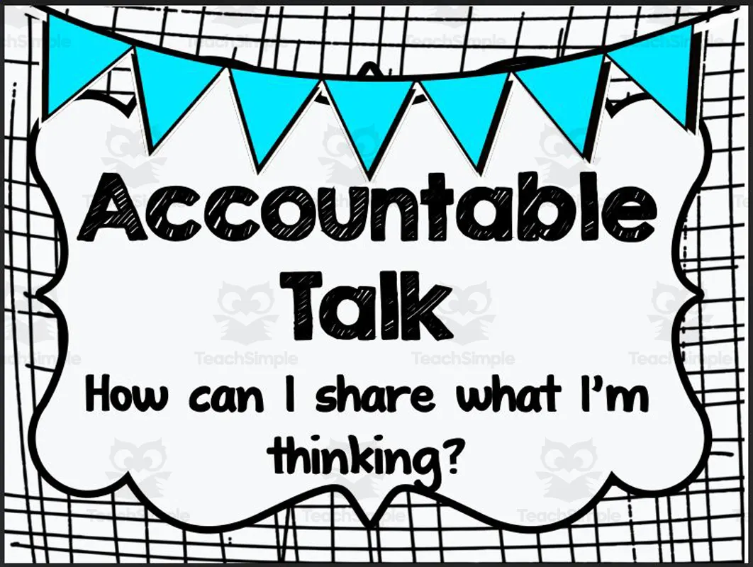 Puposeful Talk Posters by Teach Simple