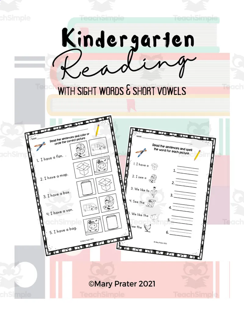 Reading With Sight Words + Short Vowels by Teach Simple