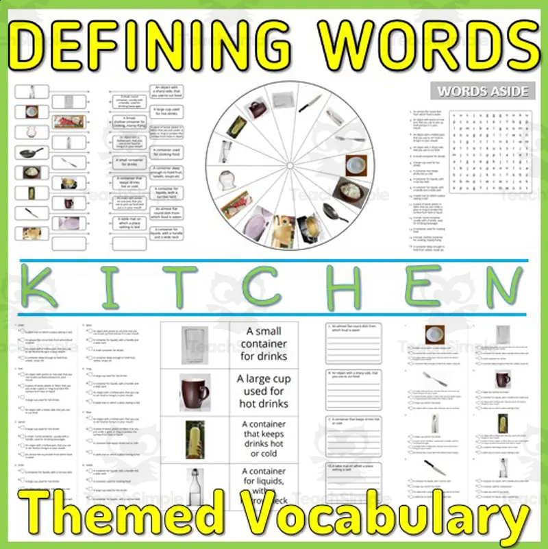 Reading Writing Games | Word Definitions 23 by Teach Simple