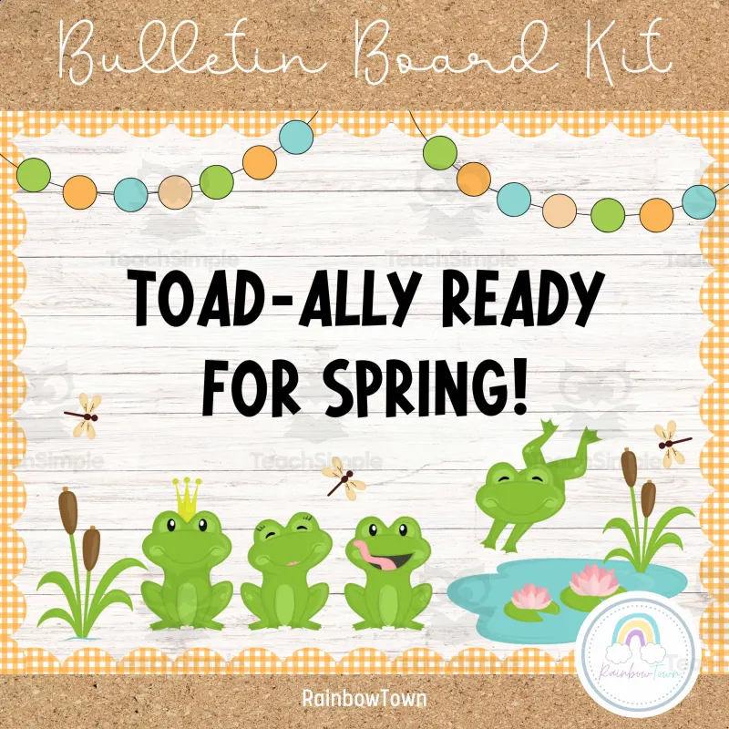 Ready for Spring Bulletin Board or Door Decor Kit by Teach Simple