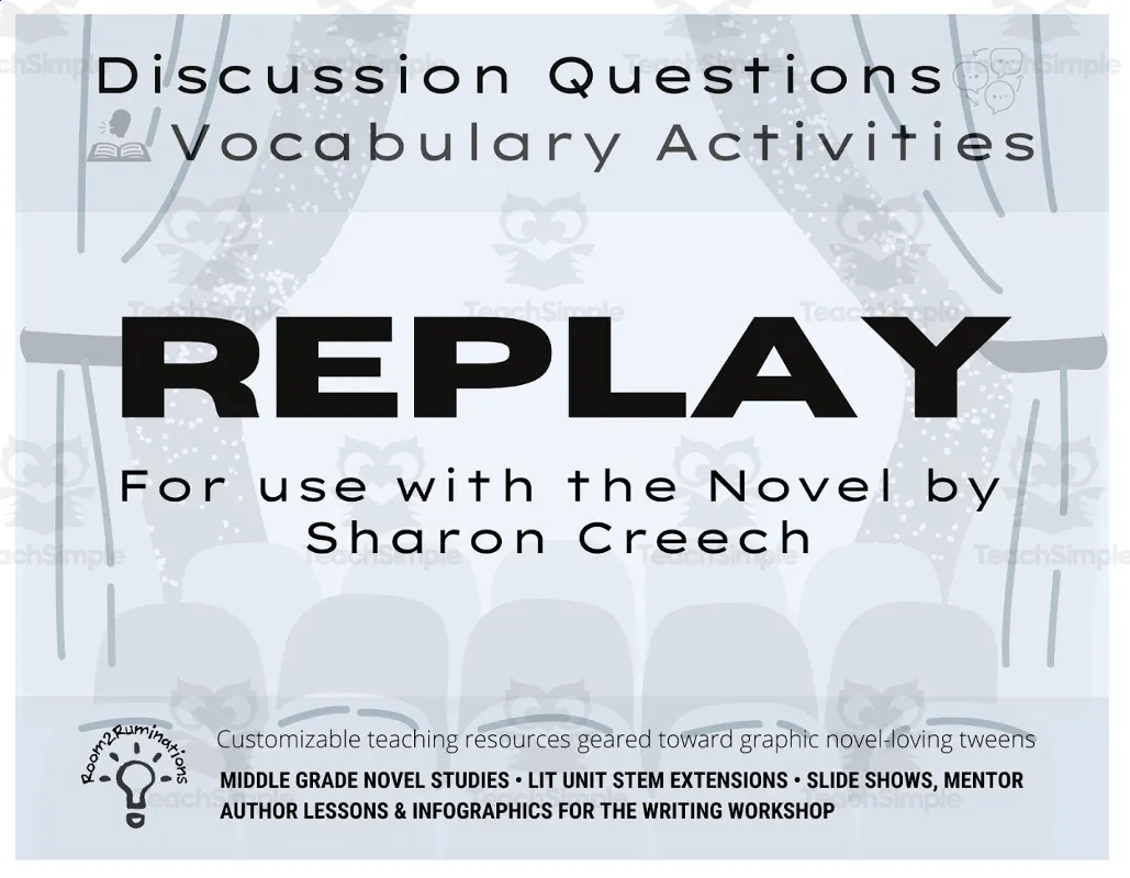 "Replay" Discussion & Vocabulary by Teach Simple