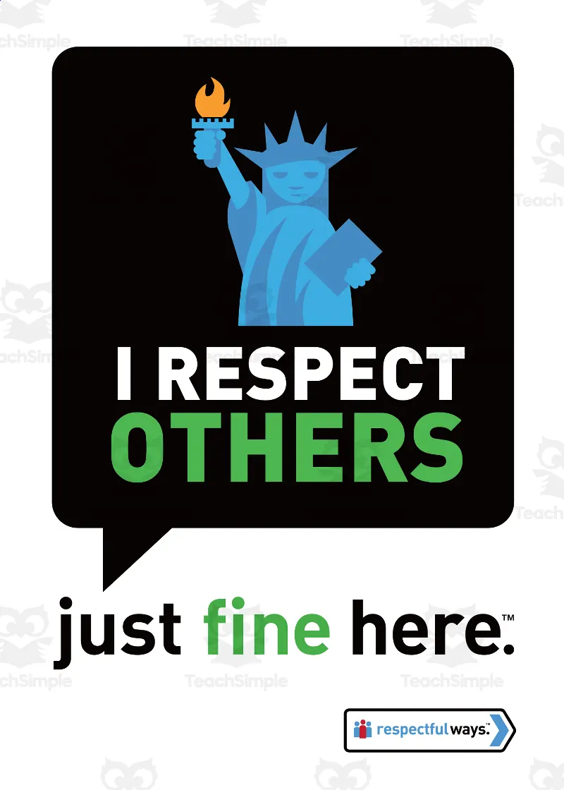 Respectful Ways: Class Signs: Respect Others by Teach Simple