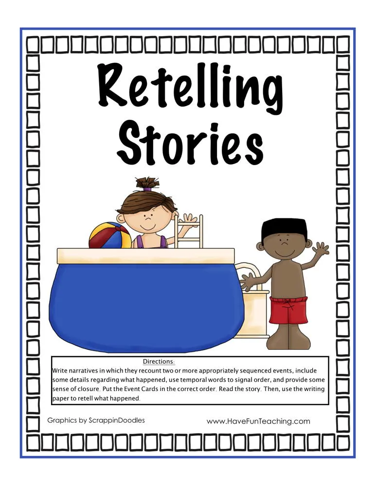 Retelling Stories Activity by Teach Simple