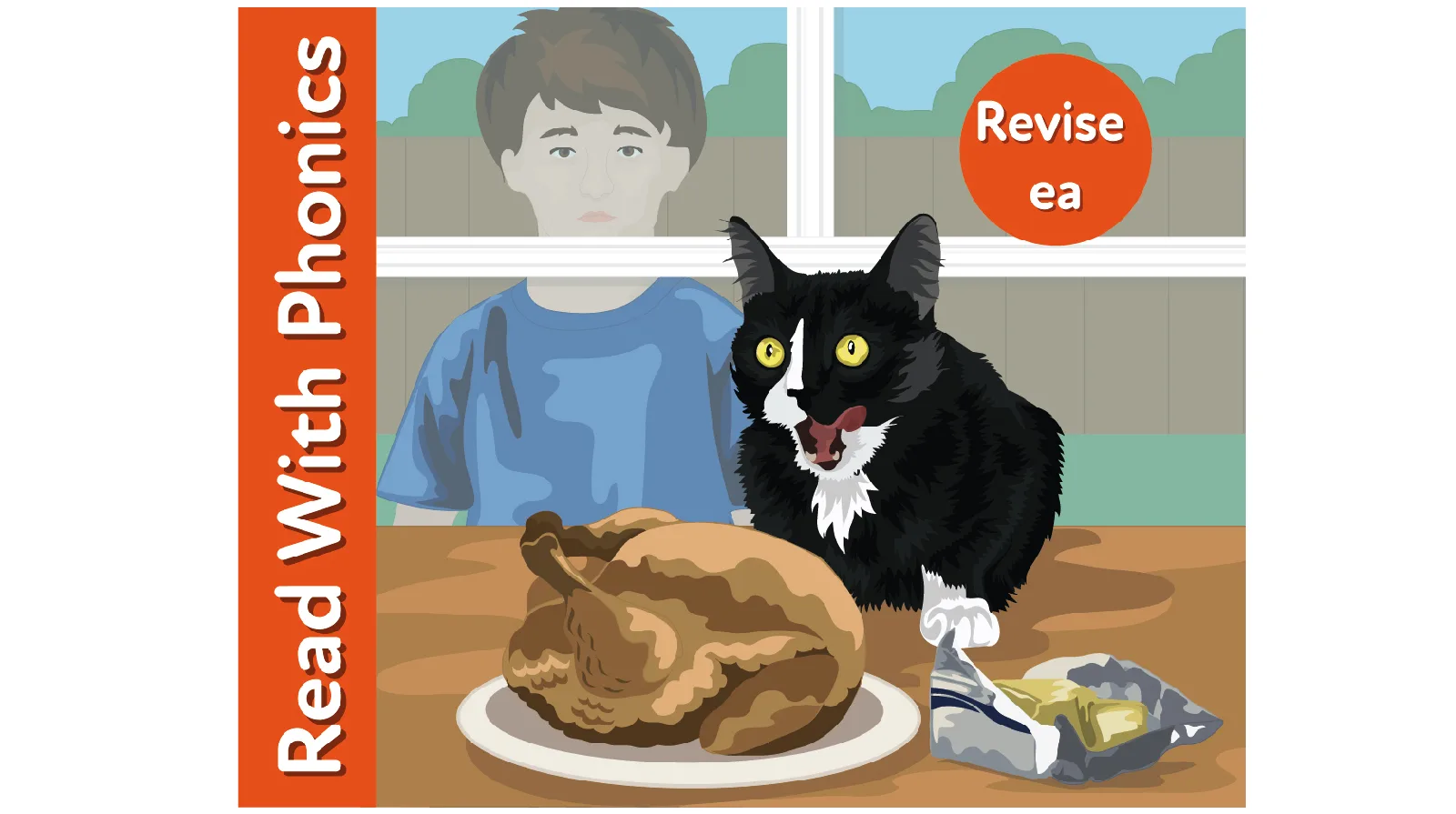 Revise ea. Read with phonic story 'Bad Cat'. by Teach Simple