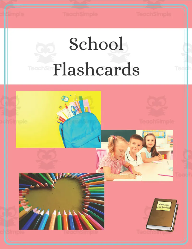School Flashcards by Teach Simple