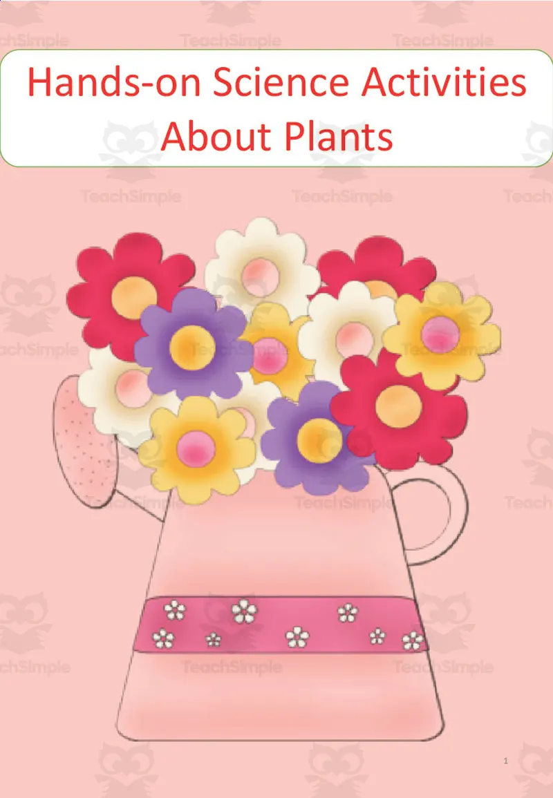Science Activity About Plants by Teach Simple