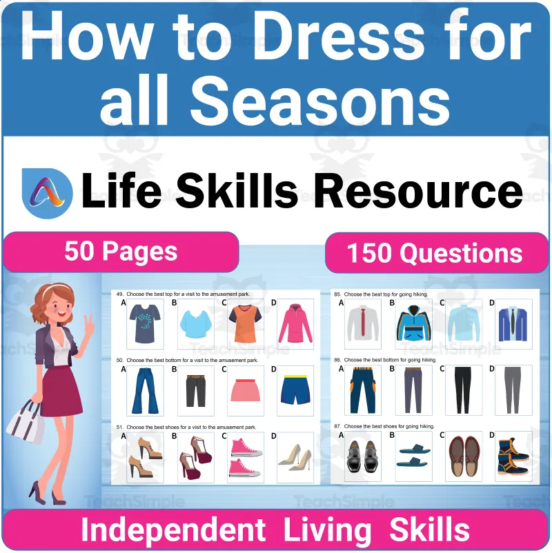 Seasonal Life Skills - How to Dress for Spring Summer, Fall and Winter ...