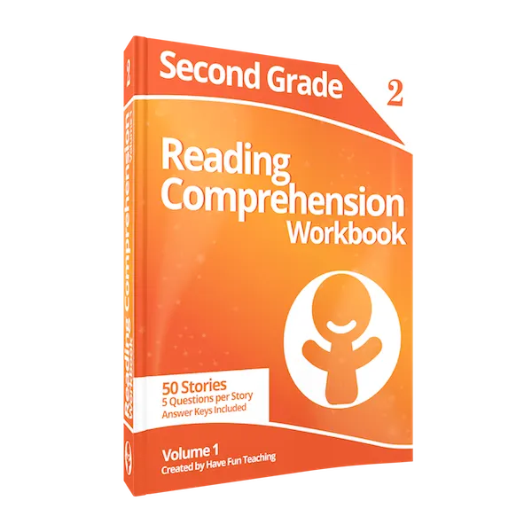 Second Grade Reading Comprehension Workbook Volume 1 Download by Teach ...