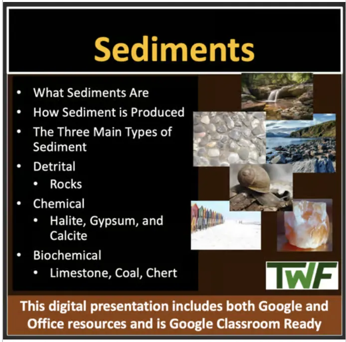 Sediments - Senior Earth and Space lesson by Teach Simple