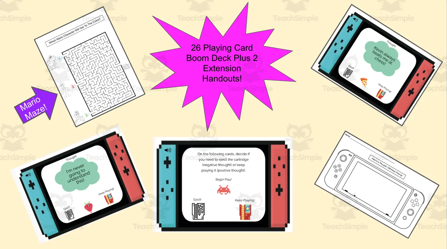 SEL Boom Cards-Eject or Keep Play ?-With Handouts by Teach Simple