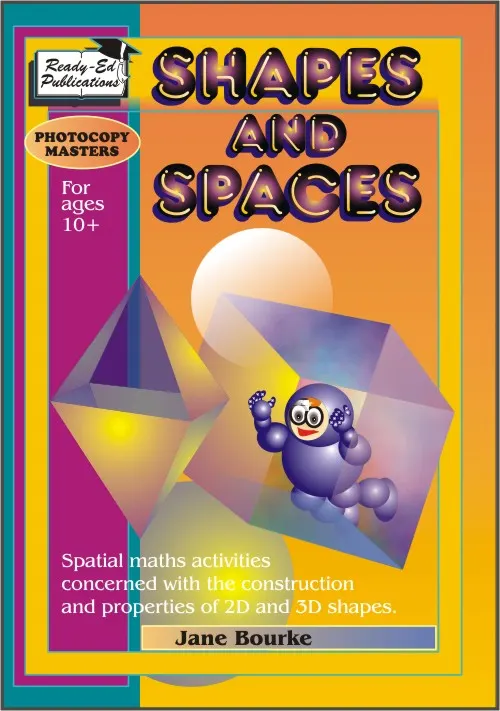 Shapes and Spaces Activity Book 3 - Challenging Level by Teach Simple