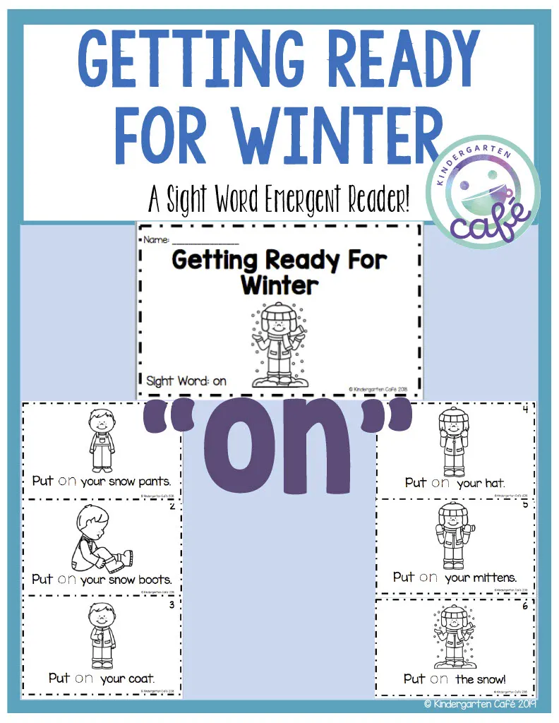 Sight Word Emergent Reader: Getting Ready for Winter Printable Booklet ...