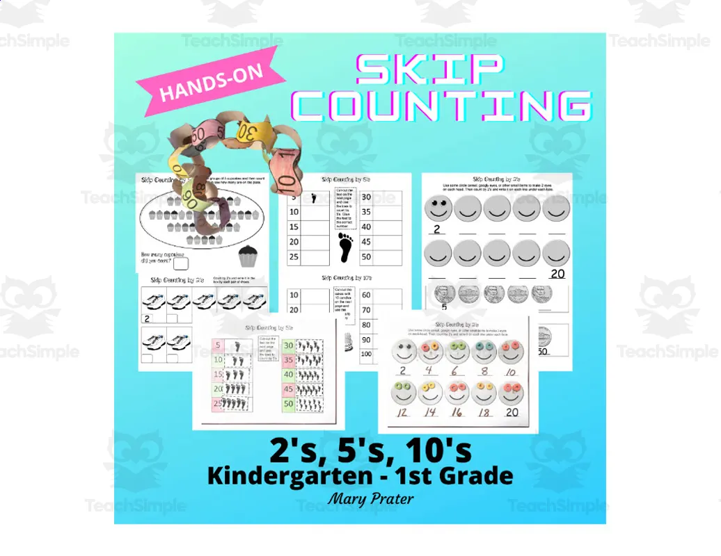 Skip Counting Activities by Teach Simple