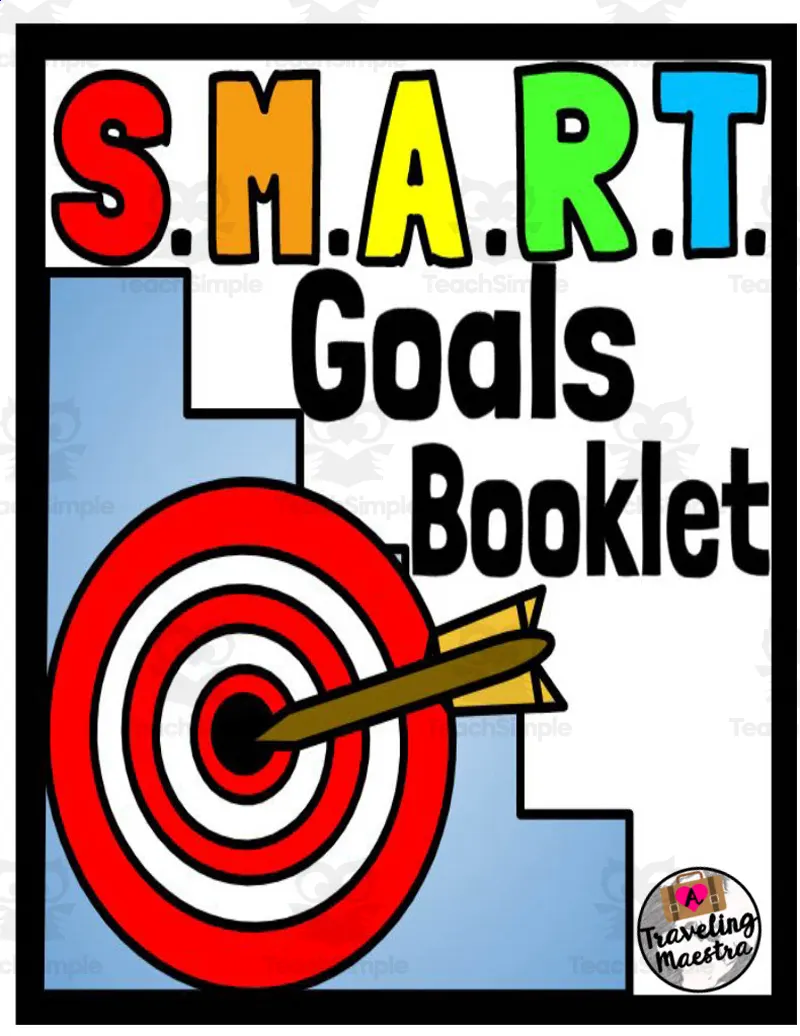 S.M.A.R.T. Goals Booklet by Teach Simple