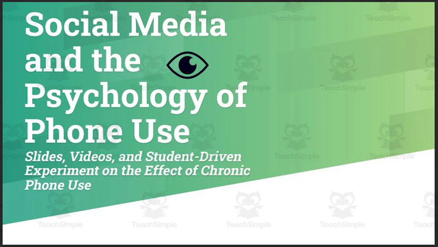 Social Media and the Psychology of Phone Use (Screen Time Slides and ...